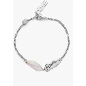 TUTTI Lustre Beaded Bracelet - Silver