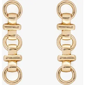 TUTTI Connect Chain Drop Earrings Gold