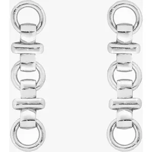 TUTTI Connect Chain Drop Earrings - Silver