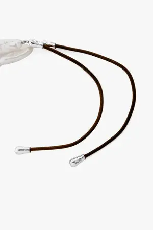 TUTTI Baroque Pearl Necklace - Silver