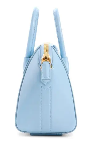 Givenchy Mini Antigona Leather Satchel - 452-light Blue