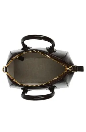 Givenchy Mini Antigona Leather Satchel - Chocolate