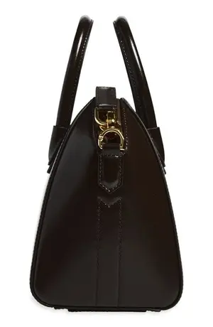 Givenchy Mini Antigona Leather Satchel - Chocolate