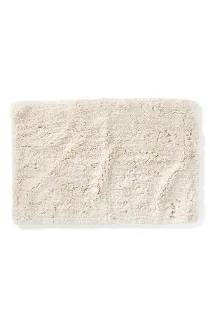 COYUCHI Shag Organic Cotton Bath Rug - Undyed