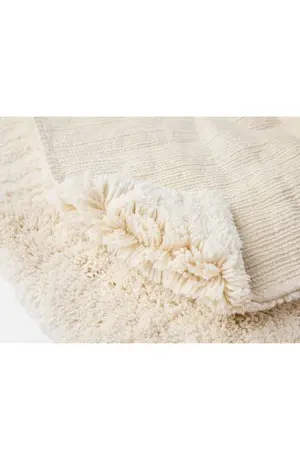 COYUCHI Shag Organic Cotton Bath Rug