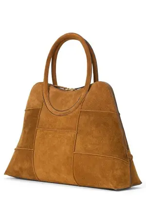 Staud Naomi Suede Satchel