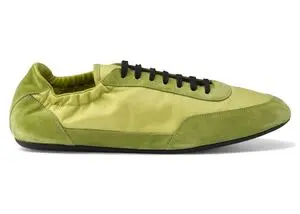 Prada Collapse Sneakers - Lime Green