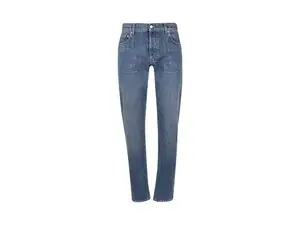 Alexander McQueen Straight Leg Logo Jeans