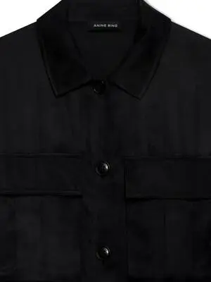ANINE BING Geri Belted Cargo-pocket Dress