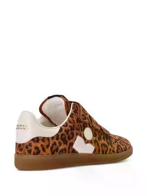 Isabel Marant Étoile Beth Leopard Print Sneakers