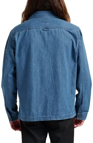 Quiksilver Denim Button-up Overshirt - Light Indigo