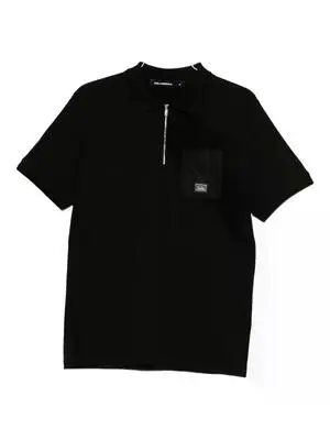 Karl Lagerfeld Logo-plaque Polo Shirt
