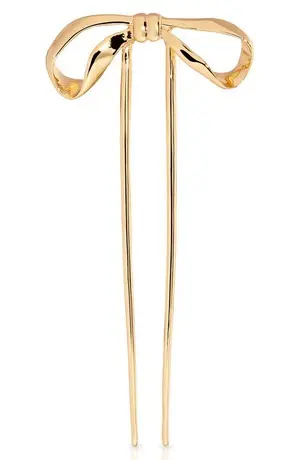 Ettika Bow Hair Pin - Gold