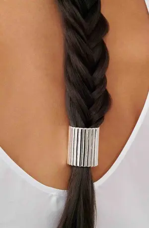 Ettika Ribbed Ponytail Cuff