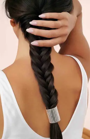 Ettika Ribbed Ponytail Cuff