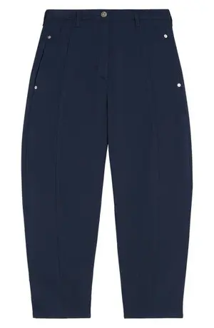 MM BY MAX MARA Etere Stretch Cotton Straight-leg Pants