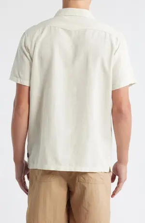 ROARK Gonzo Embroidered Organic Cotton & Linen Camp Shirt - Ioy