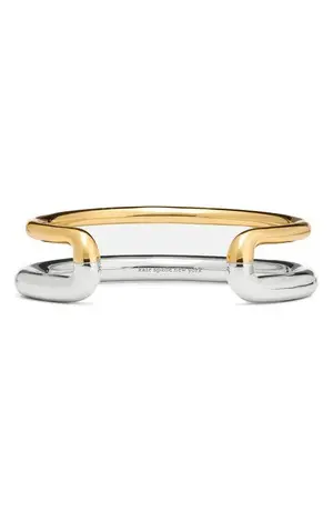 Kate Spade New York Mixed Metal Cuff Bracelet - Silver Gold
