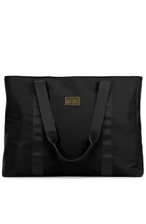 Badgley Mischka Nylon Weekender Duffel Bag - Black