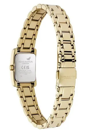 OLIVIA BURTON Mini Grove Rectangular Bracelet Watch - Gold