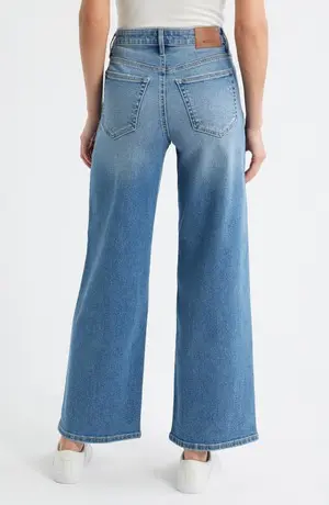 HIDDEN JEANS Clean High-waist Wide-leg Jeans