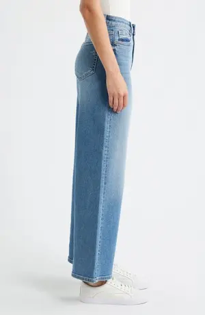 HIDDEN JEANS Clean High-waist Wide-leg Jeans