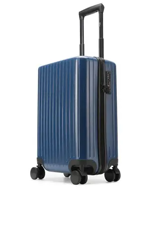 MIAMI CARRY ON Ocean Polycarbonate Carry-on Spinner Suitcase - Navy