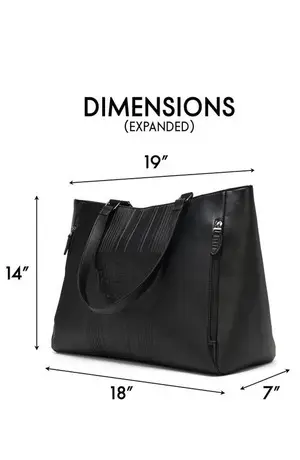 ELLE Roamer 24l Vegan Leather Weekender Duffel Bag