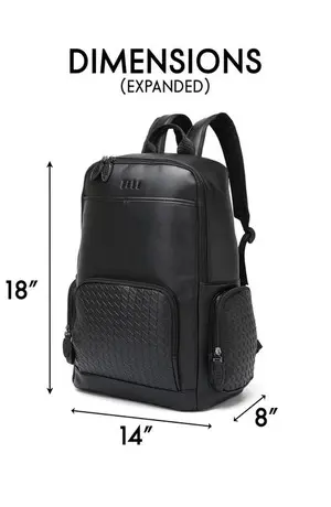 ELLE Leisure Luxe 33l Vegan Leather Backpack