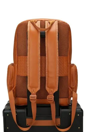 ELLE 27l Leisure Luxe Vegan Leather Backpack