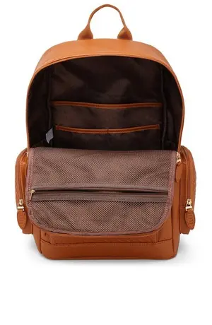 ELLE 27l Leisure Luxe Vegan Leather Backpack