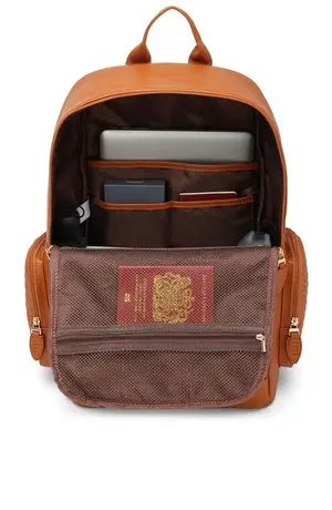 ELLE 27l Leisure Luxe Vegan Leather Backpack