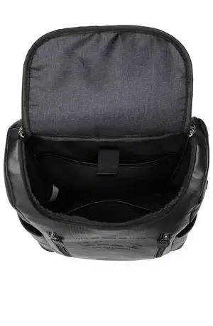 ELLE 22l Vegan Leather Backpack - Black