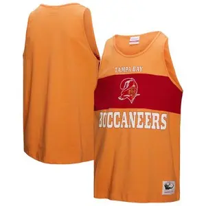 Mitchell & Ness Tampa Bay Buccaneers Retro Colorblock Tank Top - Orange