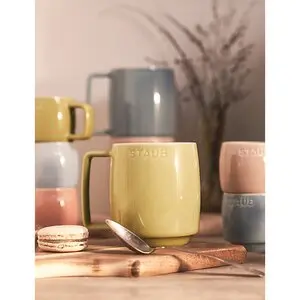STAUB Macaron Set Of Six Ceramic Mugs 350ml - Mixed