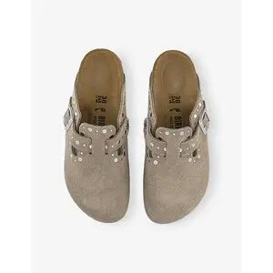 BIRKENSTOCK Boston Suede Clogs