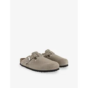 BIRKENSTOCK Boston Suede Clogs