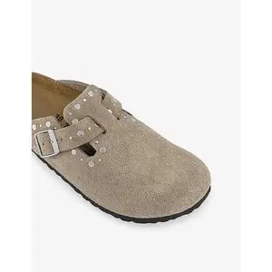 BIRKENSTOCK Boston Suede Clogs