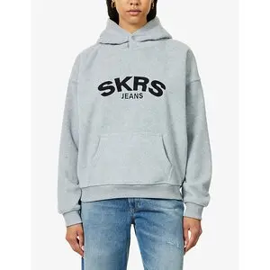 SISTERS & SEEKERS Logo-embroidered Fleece Hoodie