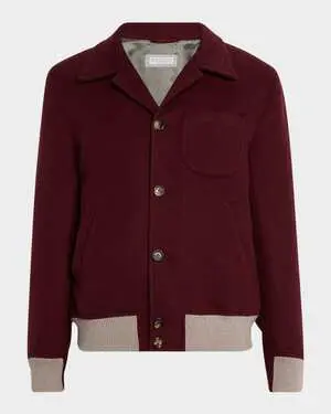 Brunello Cucinelli Notched Lapel Jackets For Men
