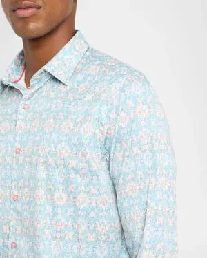 Robert Graham Apos;s Mariage Cotton-stretch Sport Shirt - Multi