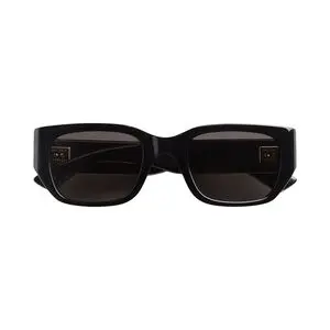 Bottega Veneta Rectangular Sunglasses - Black