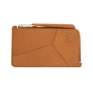 Loewe Puzzle Edge Coin Card Holder 'light Canyon - Brown