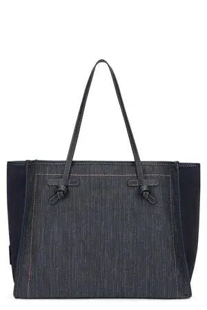 GIANNI CHIARINI Gianni Chiarini Marcella Denim Shopping Bag - Navy