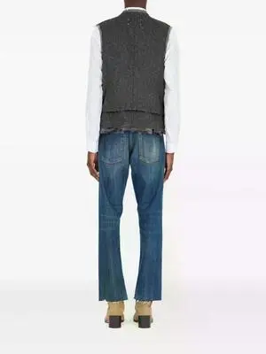 MAISON MARGIELA Frayed Pocket Waistcoat