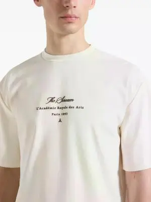 Manière De Voir The Scream Cotton T-shirt - Neutrals