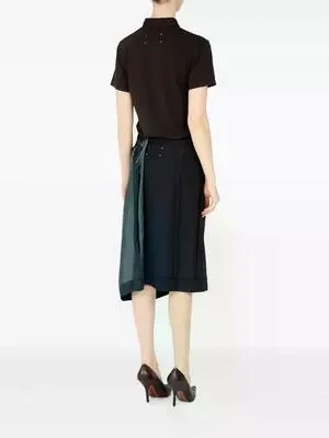 MAISON MARGIELA Asymmetric Panelled Midi Skirt