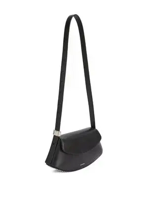 JIL SANDER Small Eldorado Leather Shoulder Bag