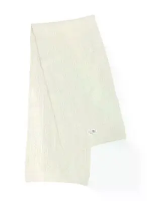MAISON MARGIELA Ribbed-knit Scarf - Neutrals