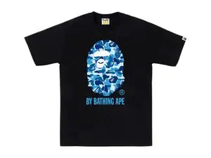 A BATHING APE Abc Camo By Bathing Ape Tee Shirt (ss25) Black/blue
